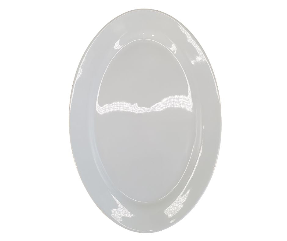 Pro-Kitchen - Ceramic Narrow Rim - 14" Oval Plate