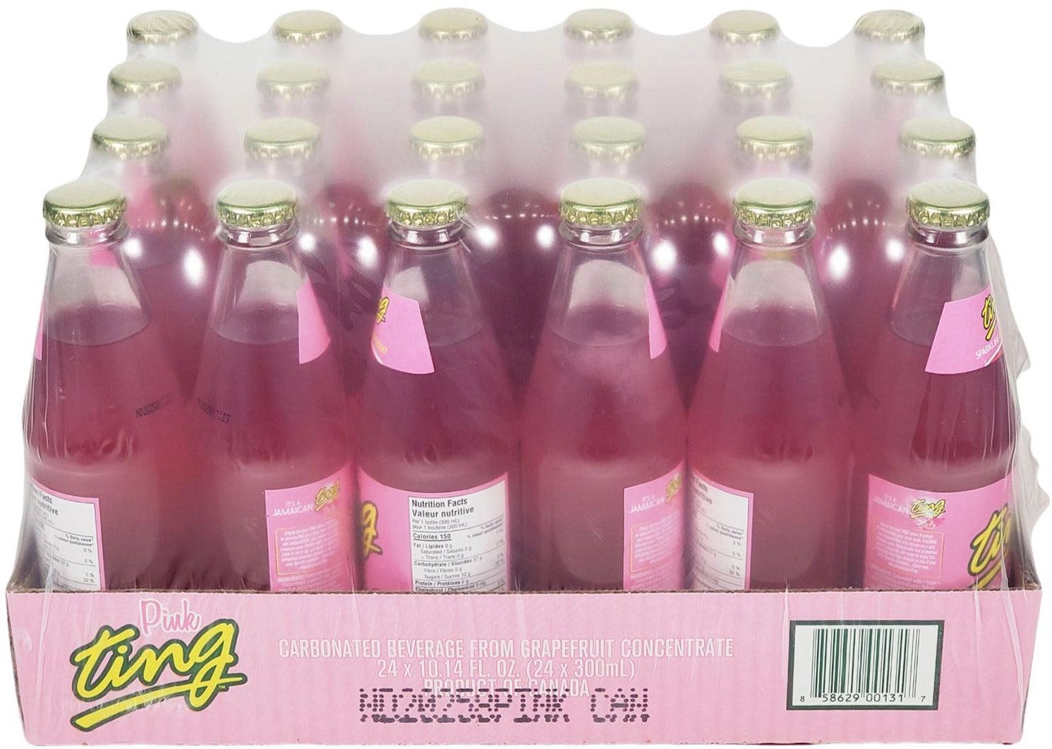 Pink Ting Soda Drinks Sparkling Grapefruit 24x300 ml | Delivery in GTA